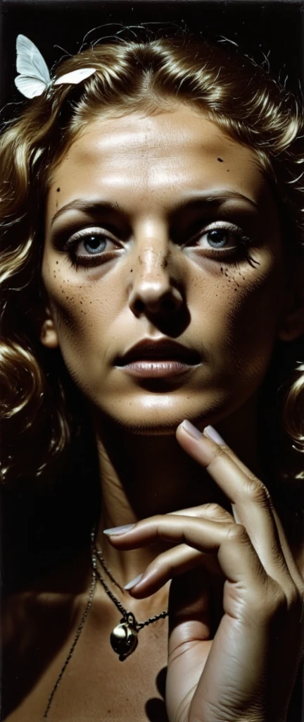 Surreal digital art in the style of corrupted analog photography ...