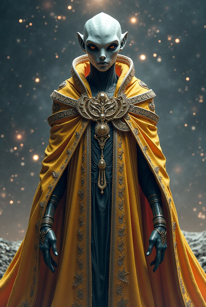 An alien with a kingship robe - SeaArt AI