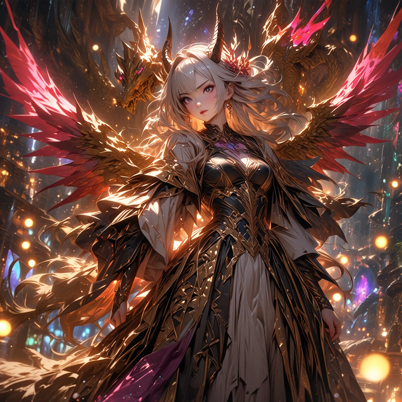 Girlized Dragon,Girl Personified by Dragons,fantasy,Noble and ...