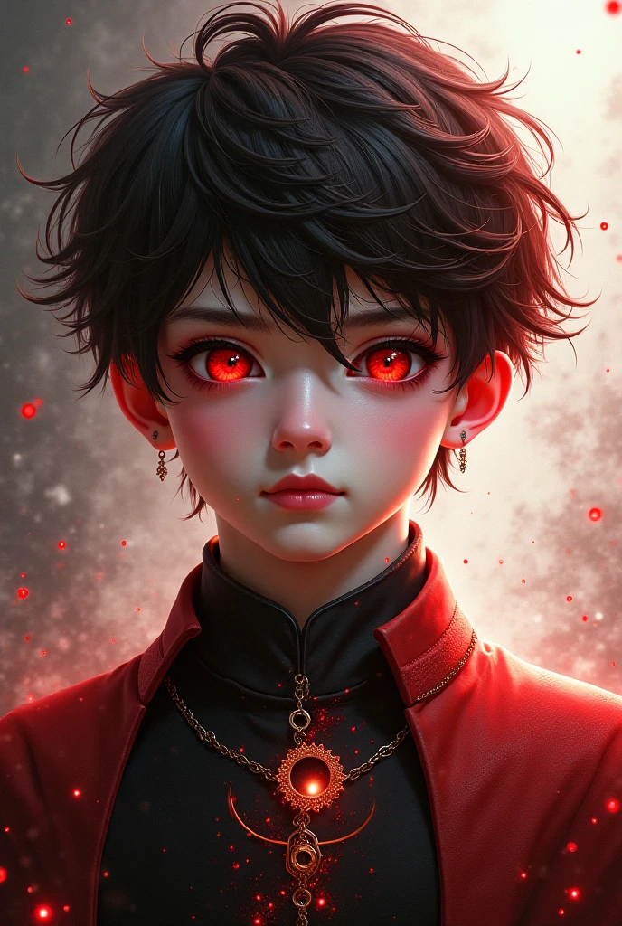 You have the son of Rias Gremory, The father is a black-haired man with ...