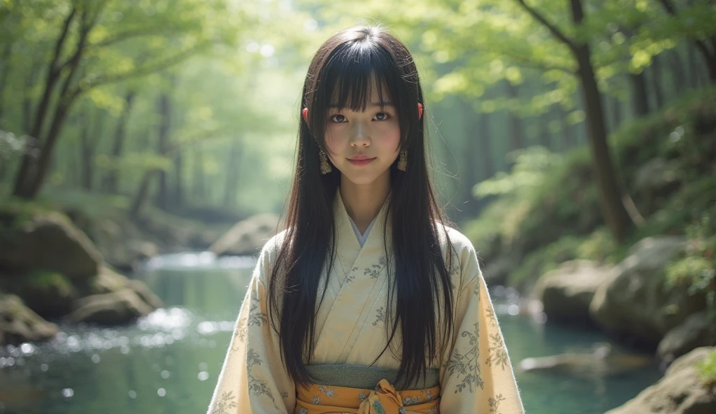 A real Oriental Japanese girl with 18 years old with beyond floor ...