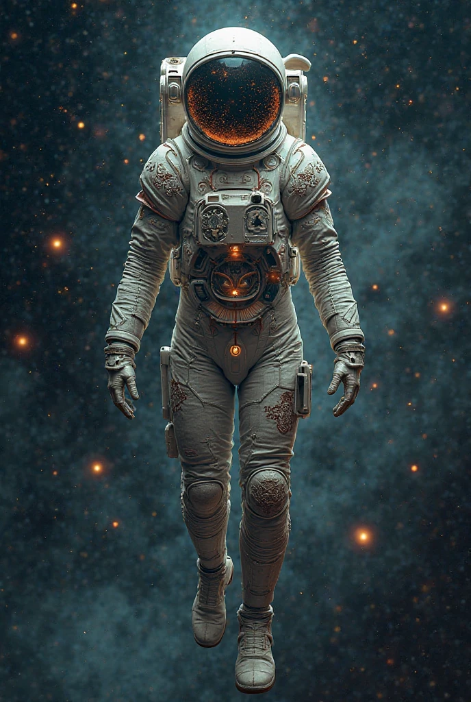 Astronaut in the style of the Lish mask - SeaArt AI