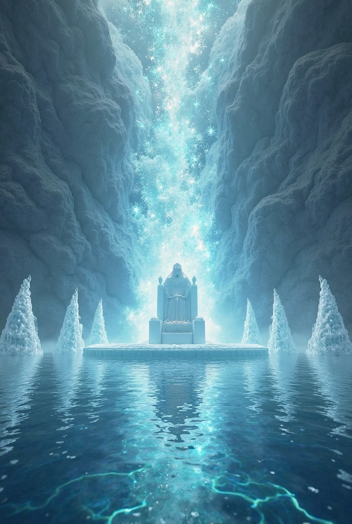 And before the throne there was something like a sea of glass - SeaArt AI