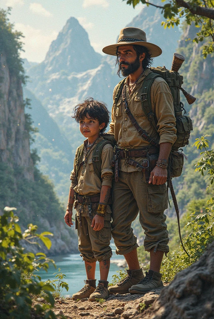 Young and ruthless explorer's sidekick - SeaArt AI