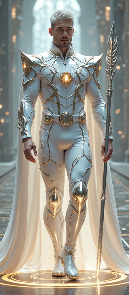 Full body photorealistic handsome hunky fractal masculine Monarch of ...