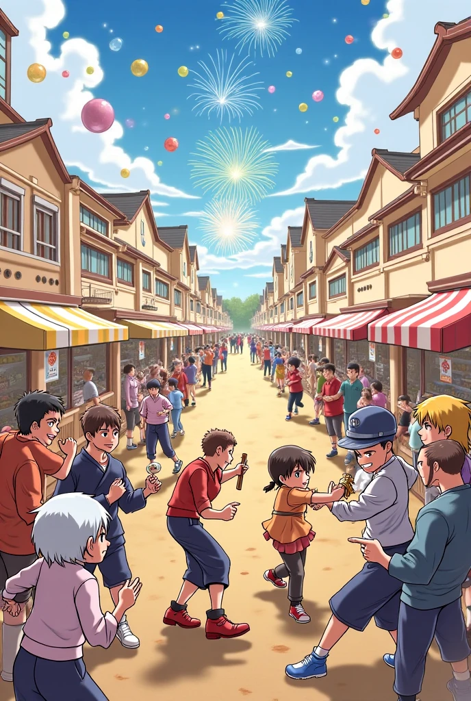 Title: "Festival Brawl: The Ultimate Showdown!" Setting: A lively ...