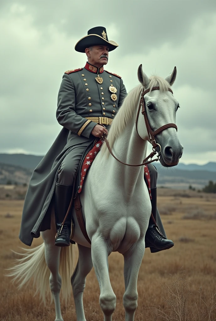 President of the United States wearing Confederate army uniform and ...