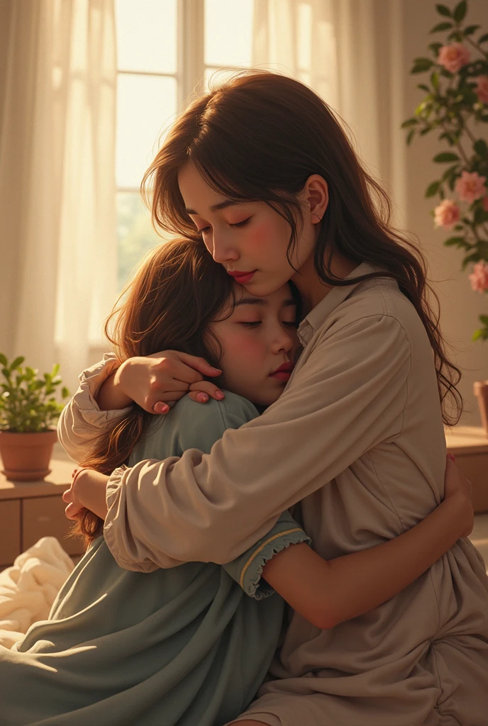 I want my favorite person to hug me - SeaArt AI