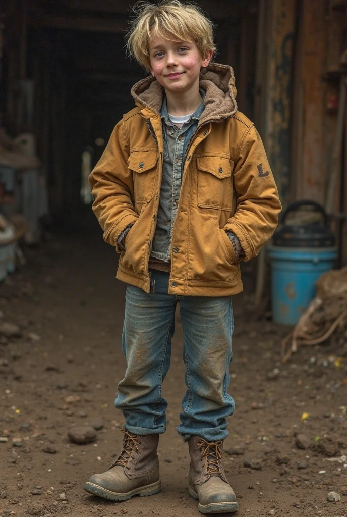 He wore a Carhartt jacket and had sandy blond hair, acne scars on his ...