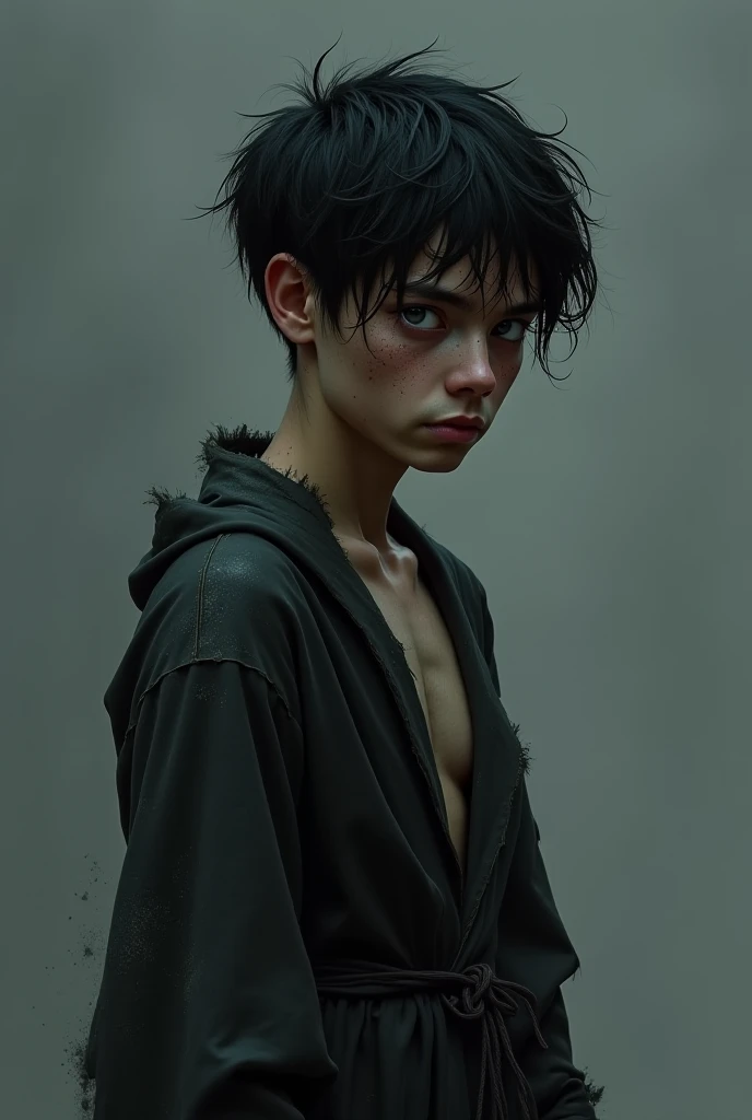 A young and restless entity, with a slightly sloppy appearance - SeaArt AI