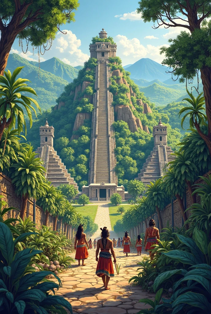 I need, please, a Mayan worldview of Guatemala that is easy to draw ...