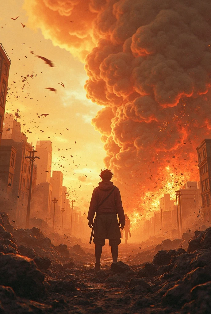 Fire,wind, earthquake - SeaArt AI