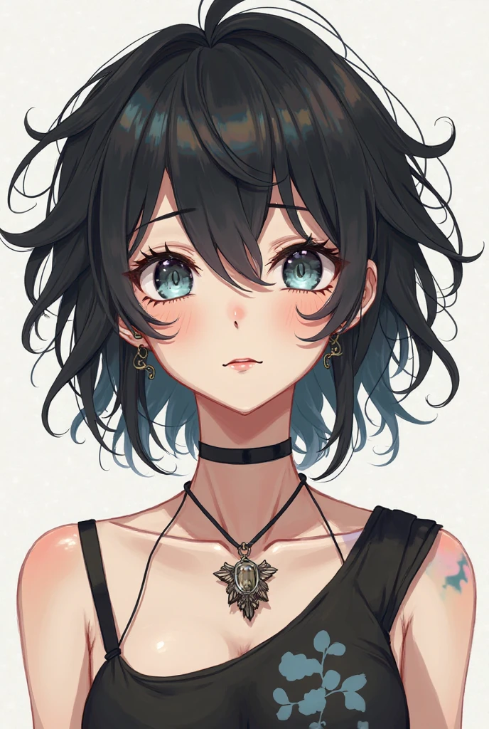 ALT OC, lazy, tired, beautiful, mysterious, Y2K, edgy, detailed ...