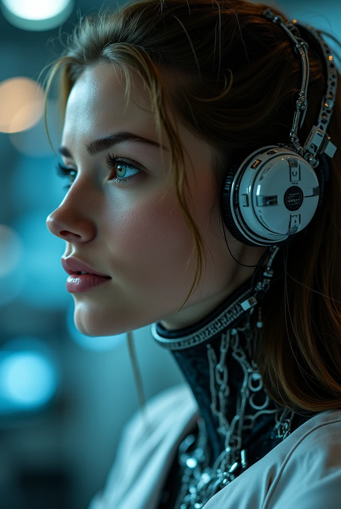 A girl of the European type of supermodel-sexy masterpiece of transhumanism - SeaArt AI