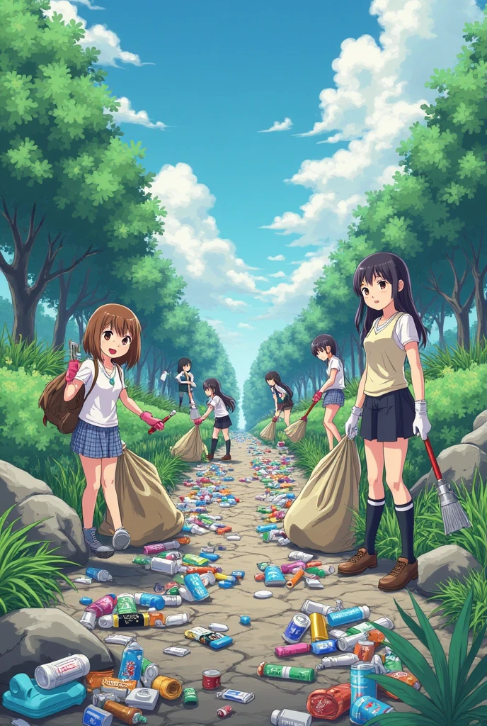 Drawing on environmental protection propaganda ( There are many anime ...