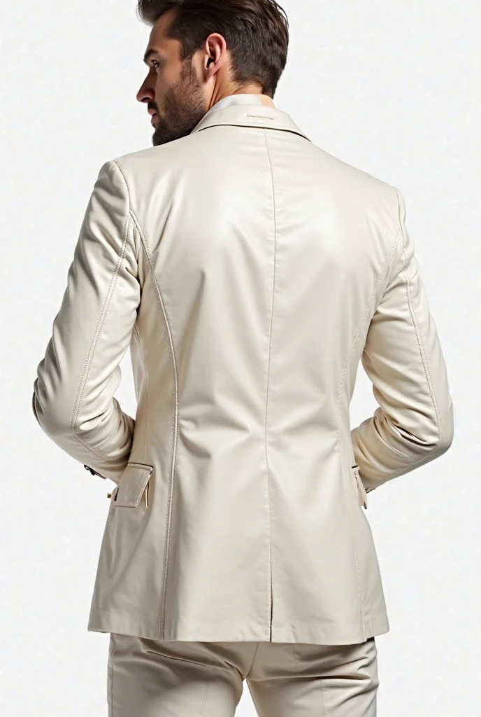 An ultra realistic photograph of the front and back profile views of a ...