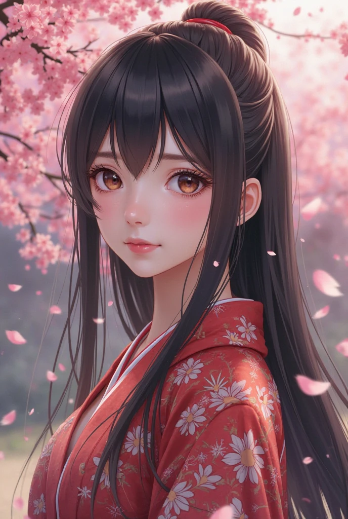 Hoshino Ruby, detailed portrait, beautiful young anime girl, porcelain ...
