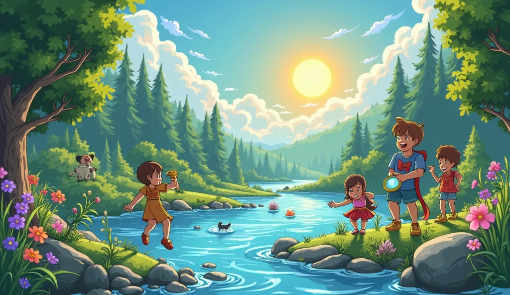 A powerful and inspiring illustration featuring Captain Planet and the ...