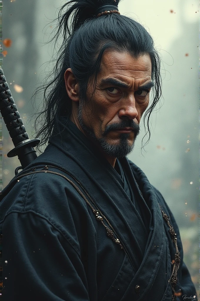 Head of Japanese Ronin - SeaArt AI