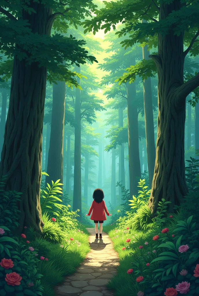 Chihiro ogino, FACELESS, landscape, nature, forest, Trip, Japan - SeaArt AI