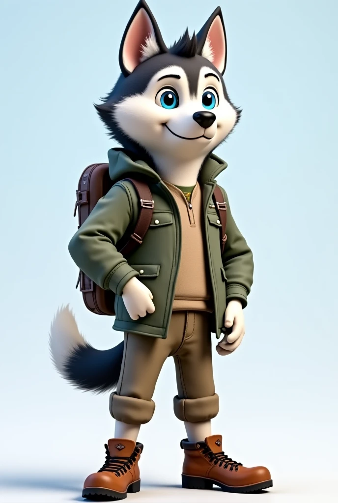Thomas is an anthropomorphic Siberian Husky, whose appearance reflects ...