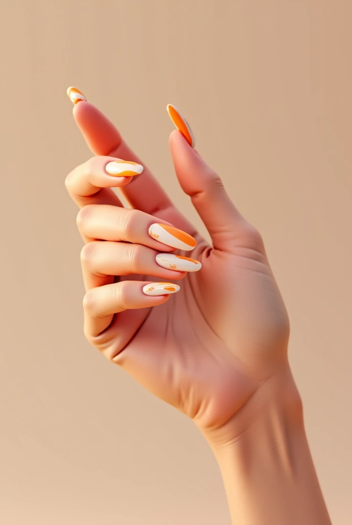 Crée une image d'une main réaliste avec des ongles longs jusqu - SeaArt AI