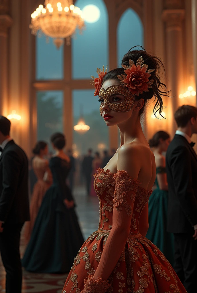 A masquerade ball scene - SeaArt AI