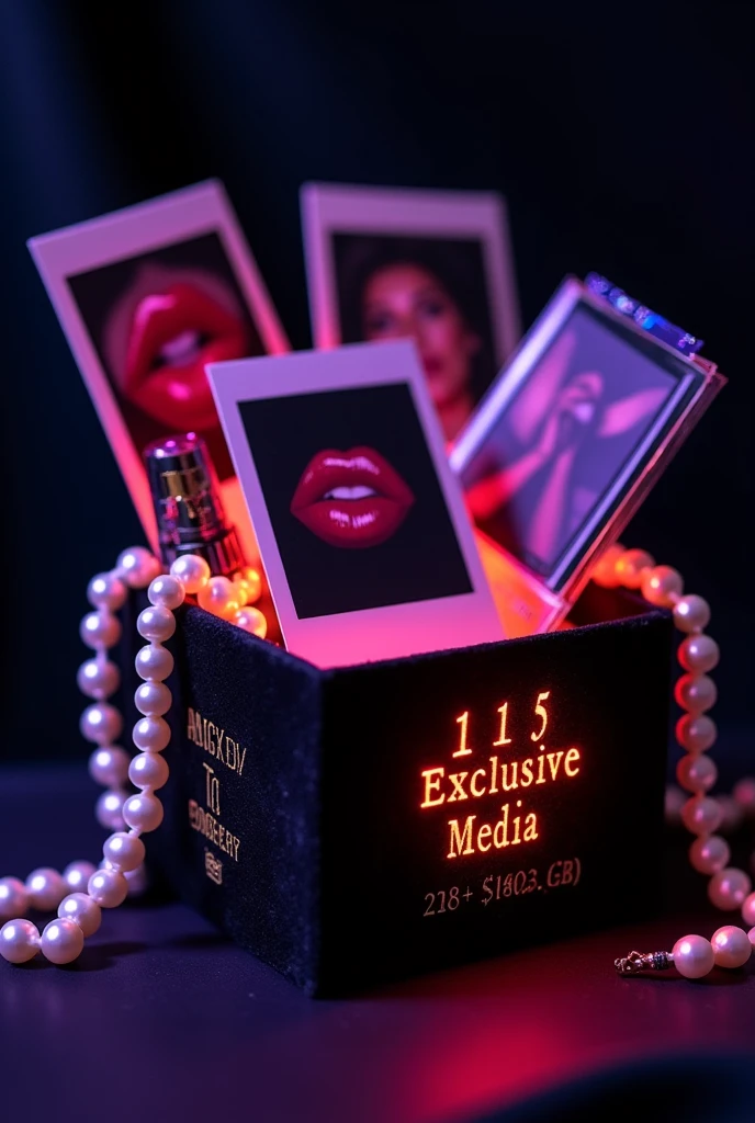 Create a provocative but non-explicit promotional image for an adult ...