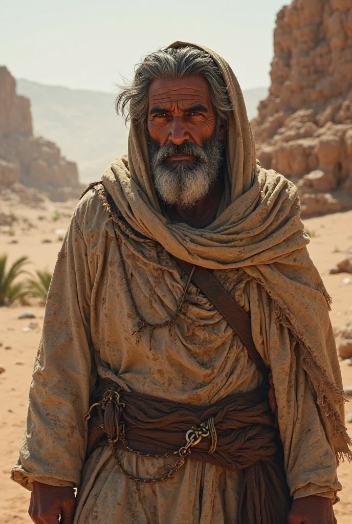 A poor Arab man from ancient times - SeaArt AI