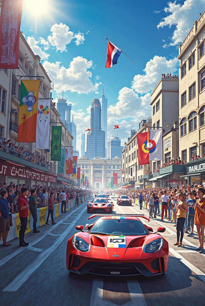 June 15: National Racing Day in the country of Vanland - SeaArt AI