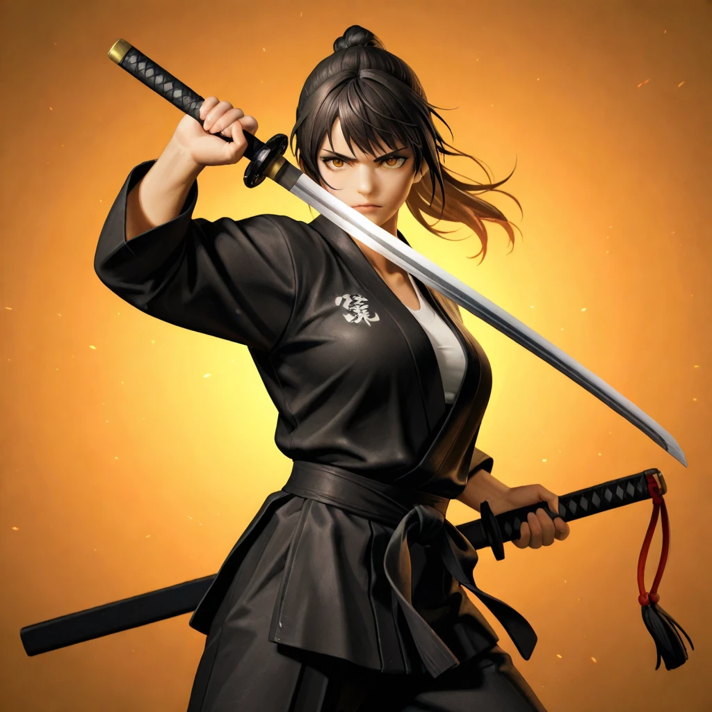 Fighting Martial Artist Drawing a Bow,high resolution,4K,real ...