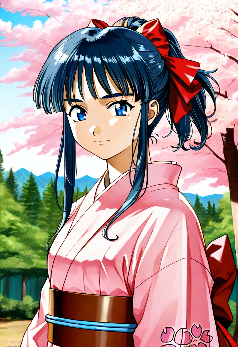 A highly detailed and high resolution portrait of Sakura Shinguji ...