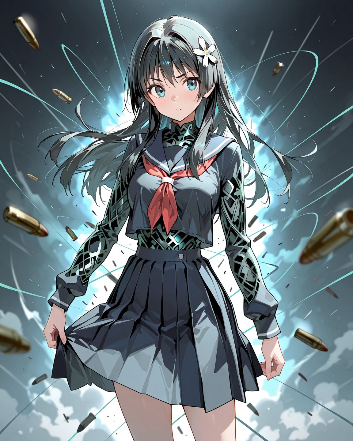 Bullet Time Dodge, Saten Ruiko, masterpiece, highest quality - SeaArt AI