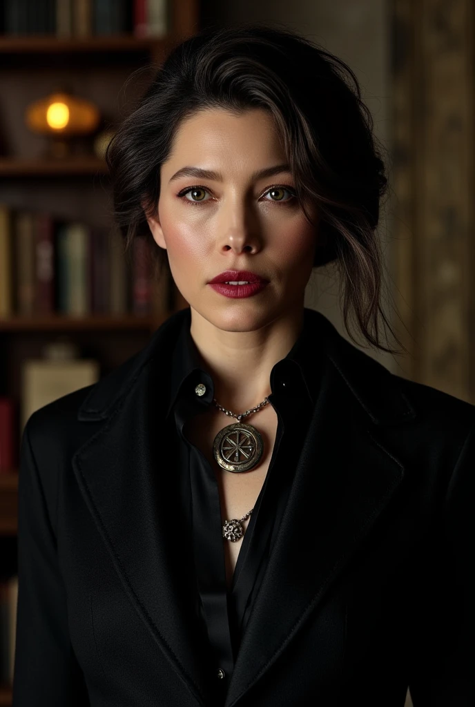 Jessica Biel as a Miskatonic University professor. Female. Mysterious ...
