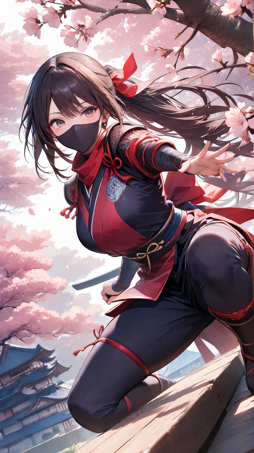 Vector art、((Female ninja))、Female ninja、cute、Beautiful work - SeaArt AI
