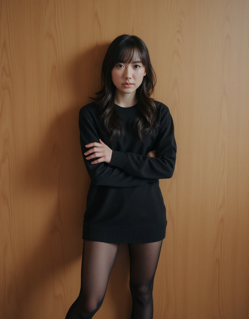 This image、This is a full-body portrait of a young woman, Manachan ...