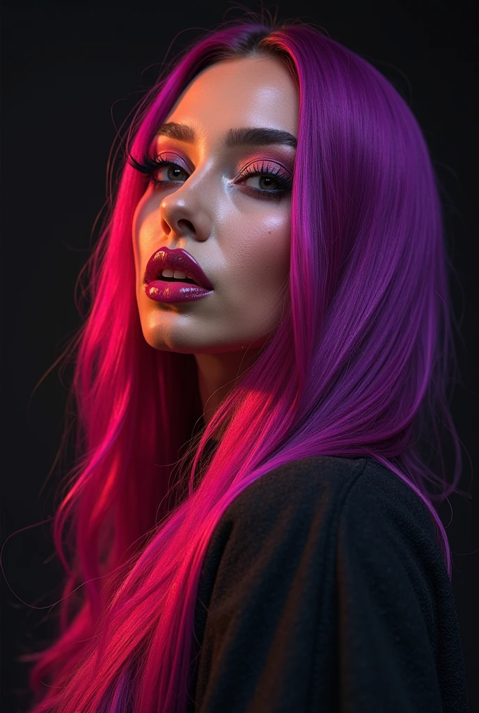 A head shot of a 20 year old sexy, and flirtatious female rapper with ...