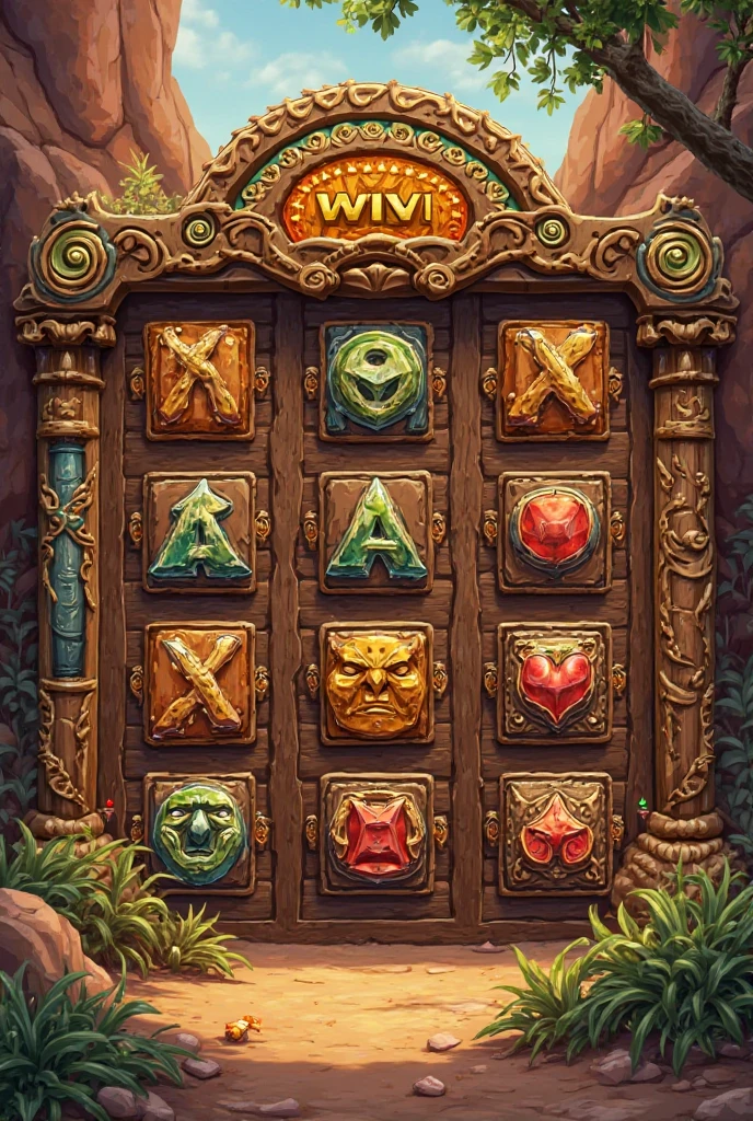 Generate an African UI image，Emphasize 2D ,Hand-painted feel - SeaArt AI