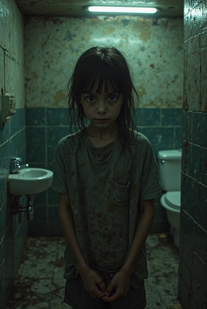 Draw a girl who endures the toilet - SeaArt AI