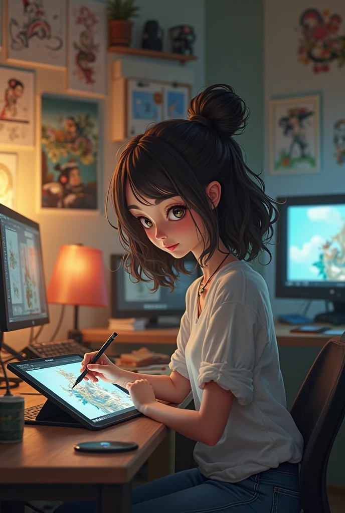 A female animator - SeaArt AI