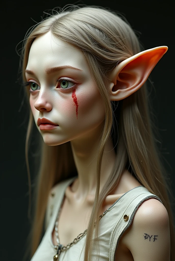 elf, figure that was well preserved after 400 years. She had long ...