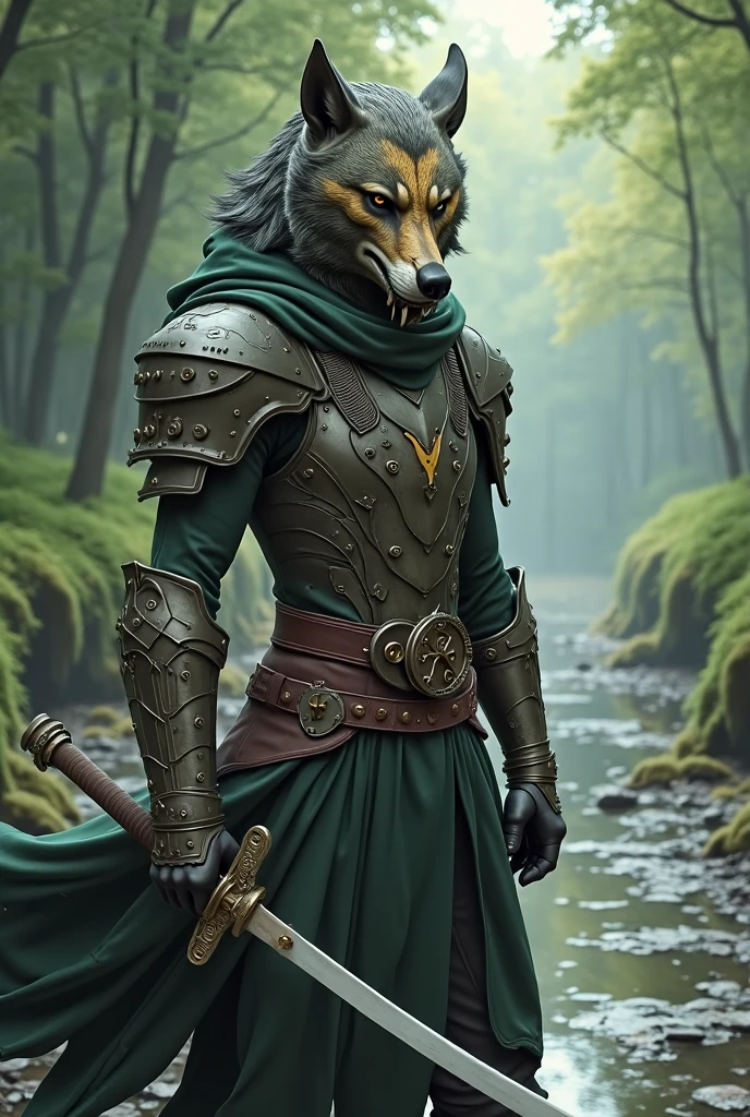 Metal wolf face helm ,High Resolution, Accurate, High Details - SeaArt AI