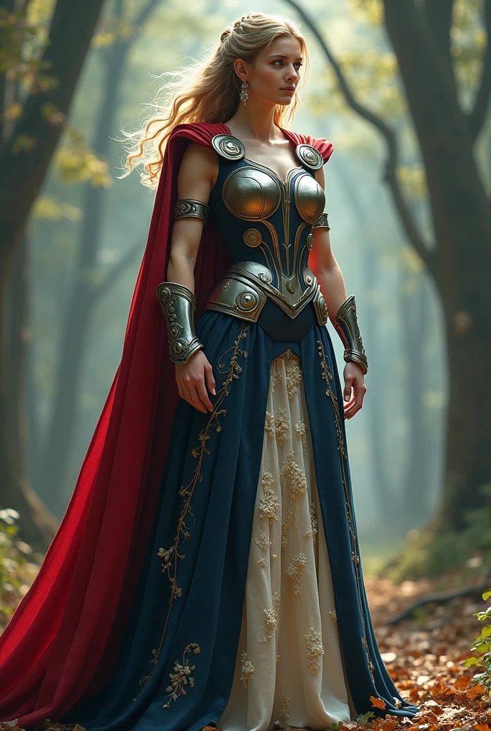 Princess Snow White merged with Thor and the mixed clothes of Thor 90 ...