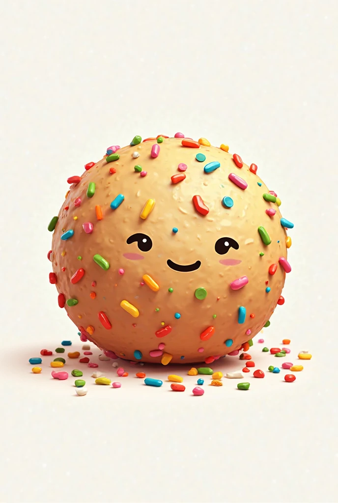 Make a Graham ball logo with alot of sprinkles - SeaArt AI