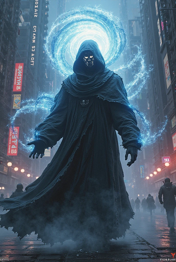 Omen from Valorant using his ultimate ability - SeaArt AI