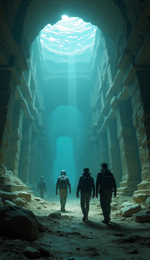Scientists discovering a city under Egypt's pyramid, an underground ...