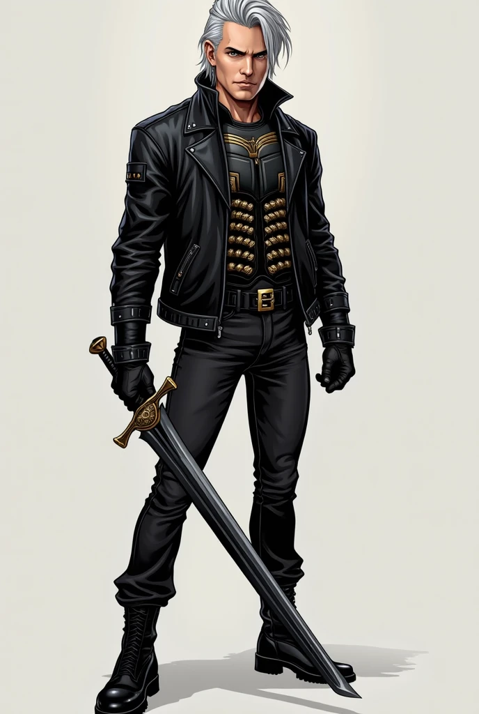 Marvel comics art style full body character design, handsome youthful ...