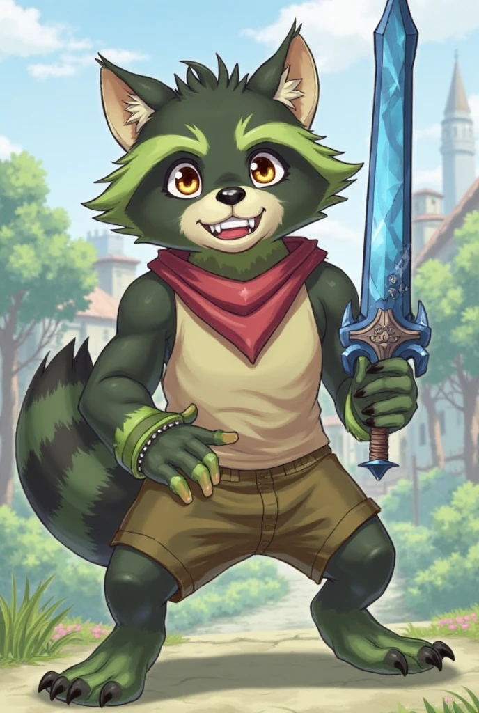 Score_9,score_8_up,score_7_up,furry,male,anthro,sonny_(raccoon - SeaArt AI