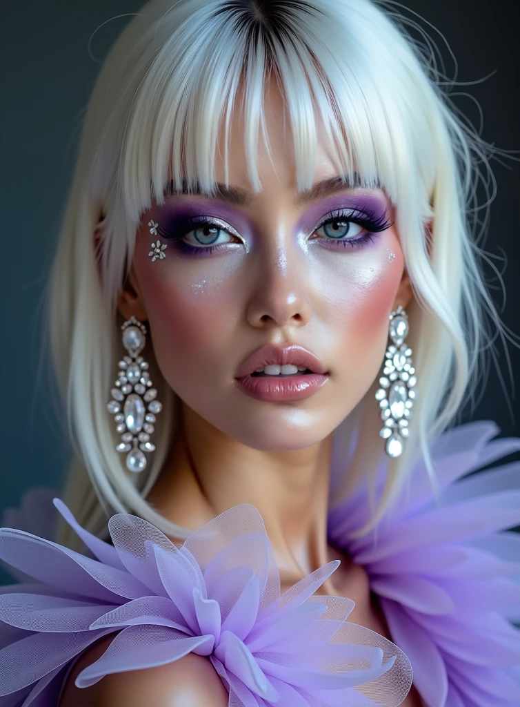 Very Attractive Female Portrait, Fantasy Beauty Editorial Style - SeaArt AI