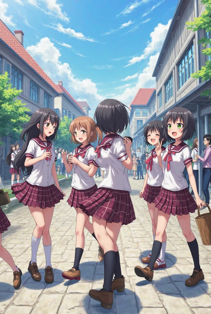 HIGH SCHOOL GIRLS - SeaArt AI